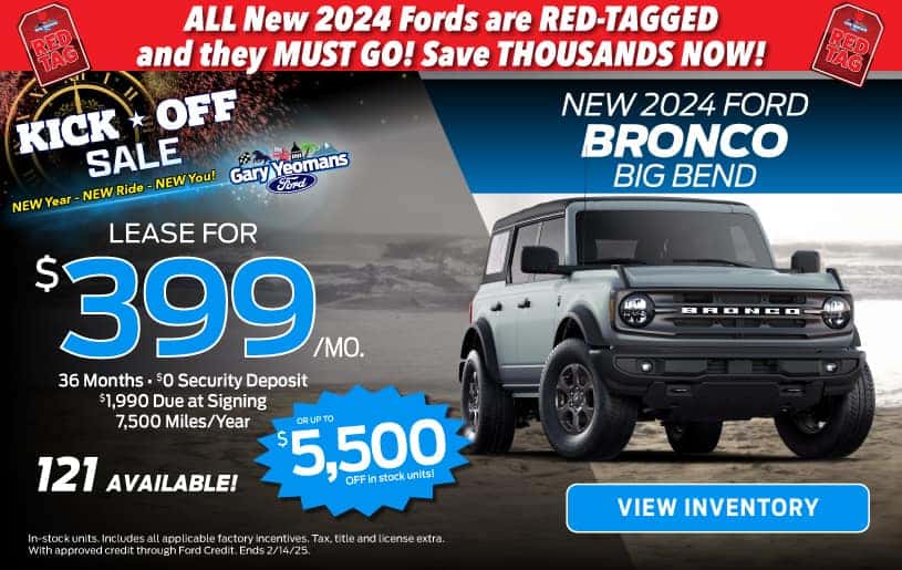 Current New Ford Specials Offers | Gary Yeomans Ford Villages