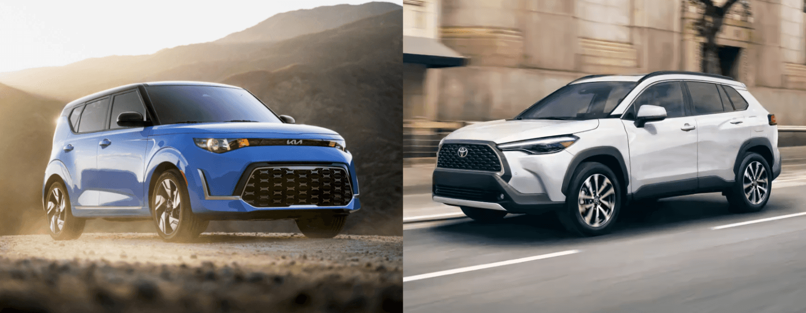 Comparing the New Kia Soul vs Toyota Corolla Cross | Jerry Seiner Kia