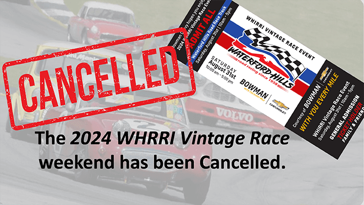 The 2024 Waterford Hills Vintage Road Races CANCELLED | Bowman Chevrolet