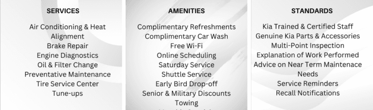 Kia Service Experience | Hilton Head, Bluffton, Okatie & Beaufort