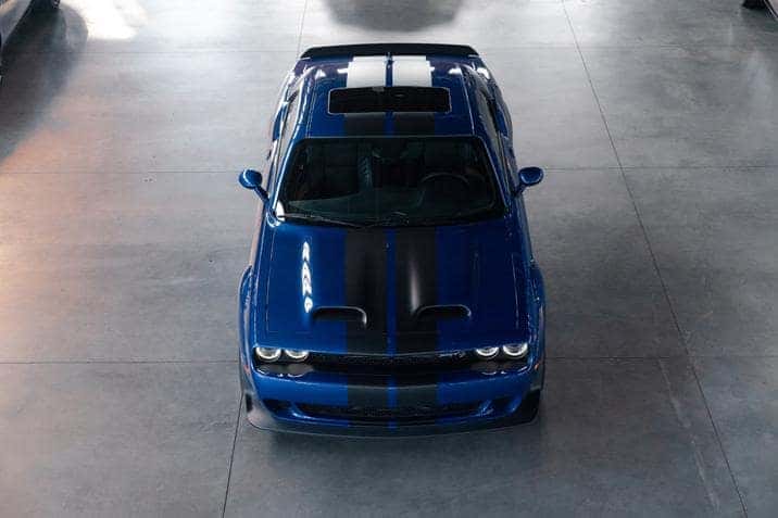 Dark Blue Dodge Challenger