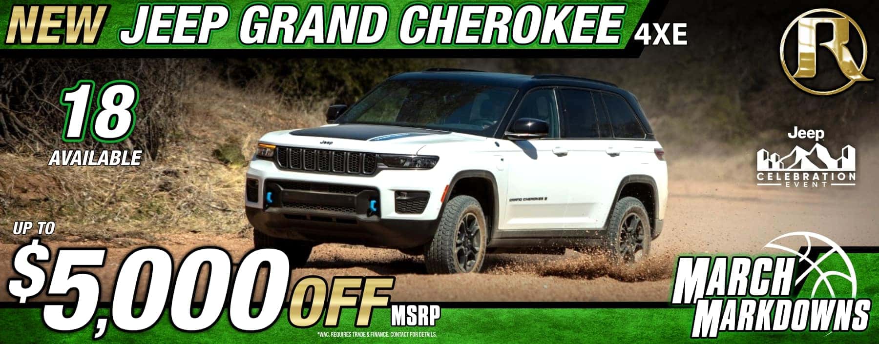 New Jeep Cherokee Grand Cherokee 4xe Special | Reed Jeep Chrysler Dodge ...