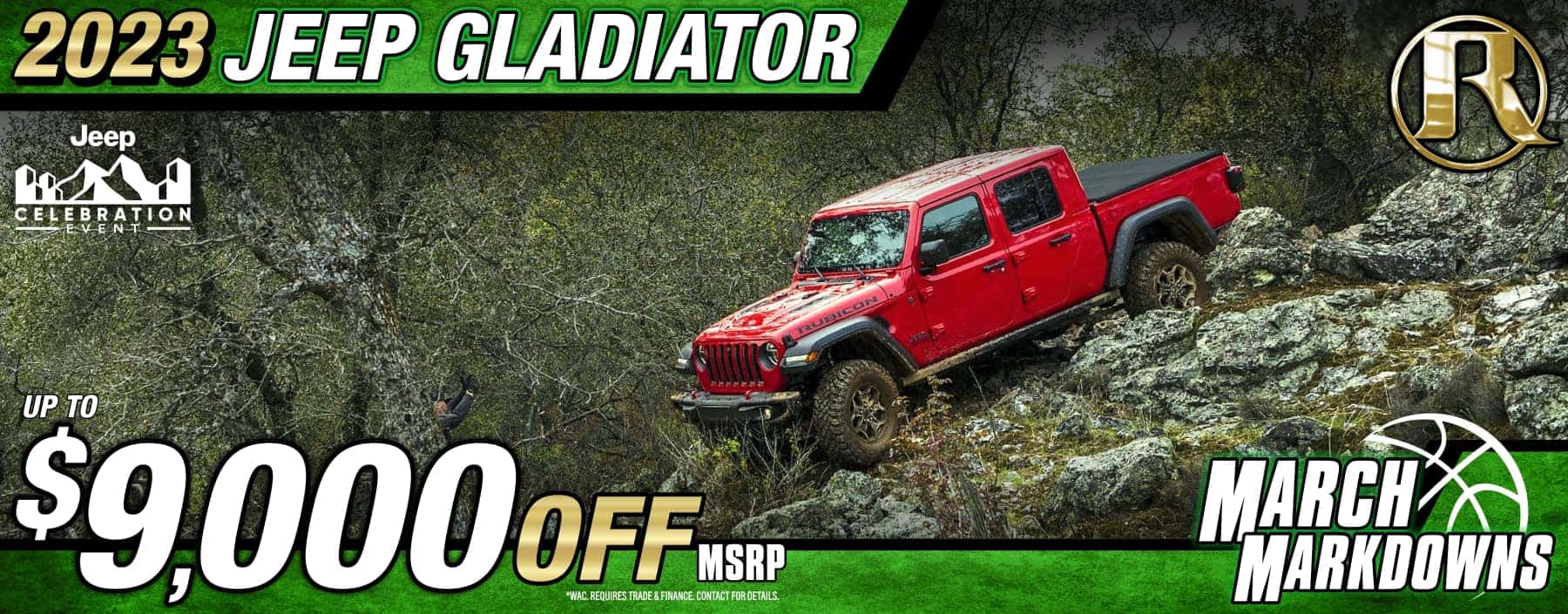 New Jeep Gladiator Special | Reed Jeep Chrysler Dodge Ram Of Kansas City