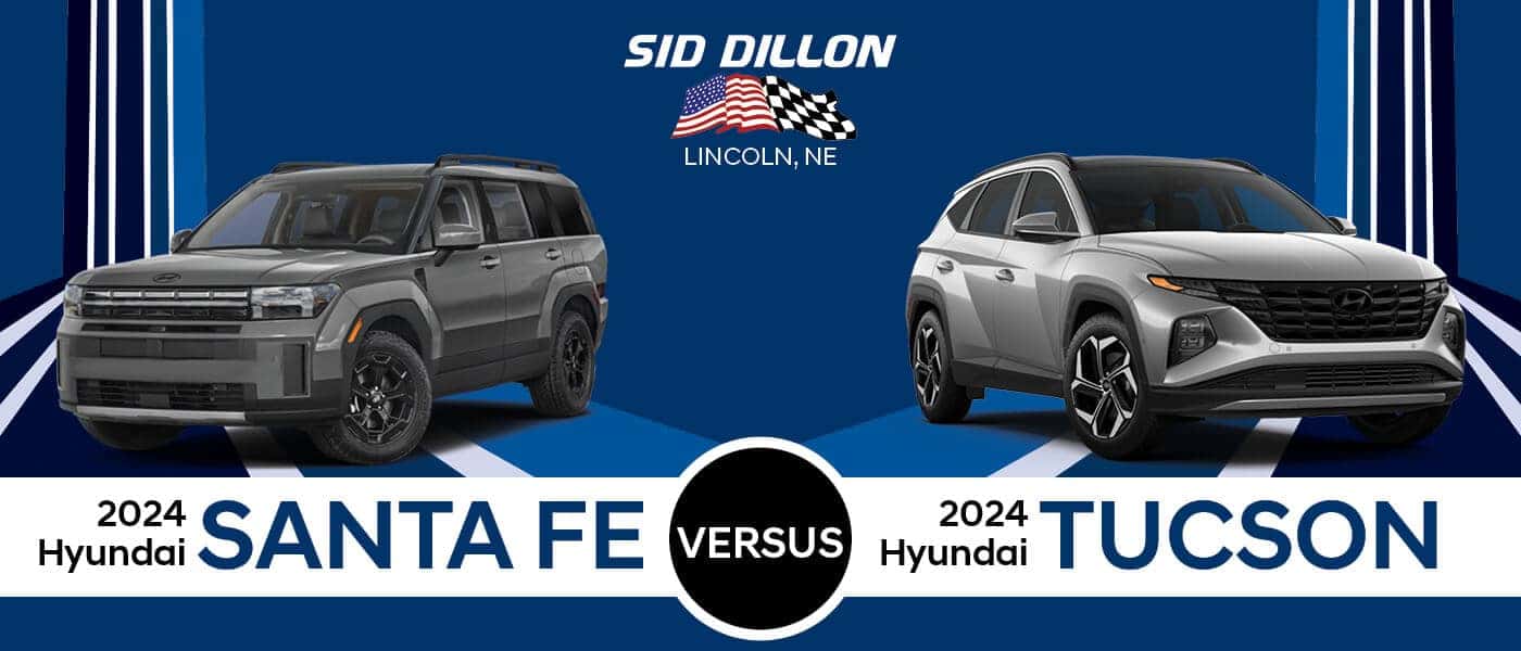 Hyundai Tucson vs. Santa Fe SUV Comparison in Lincoln, NE